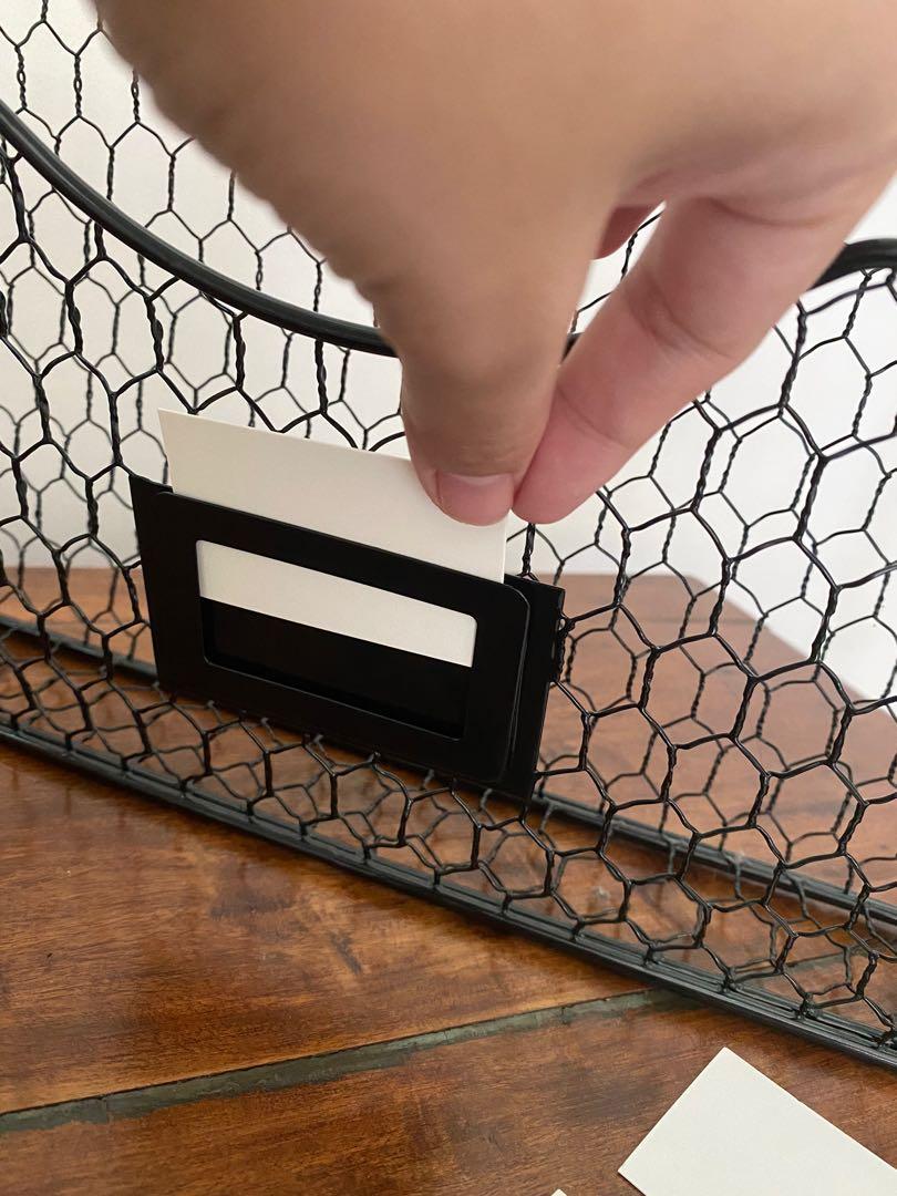 Wire mesh file basket, Furniture & Home Living, Home Improvement ...