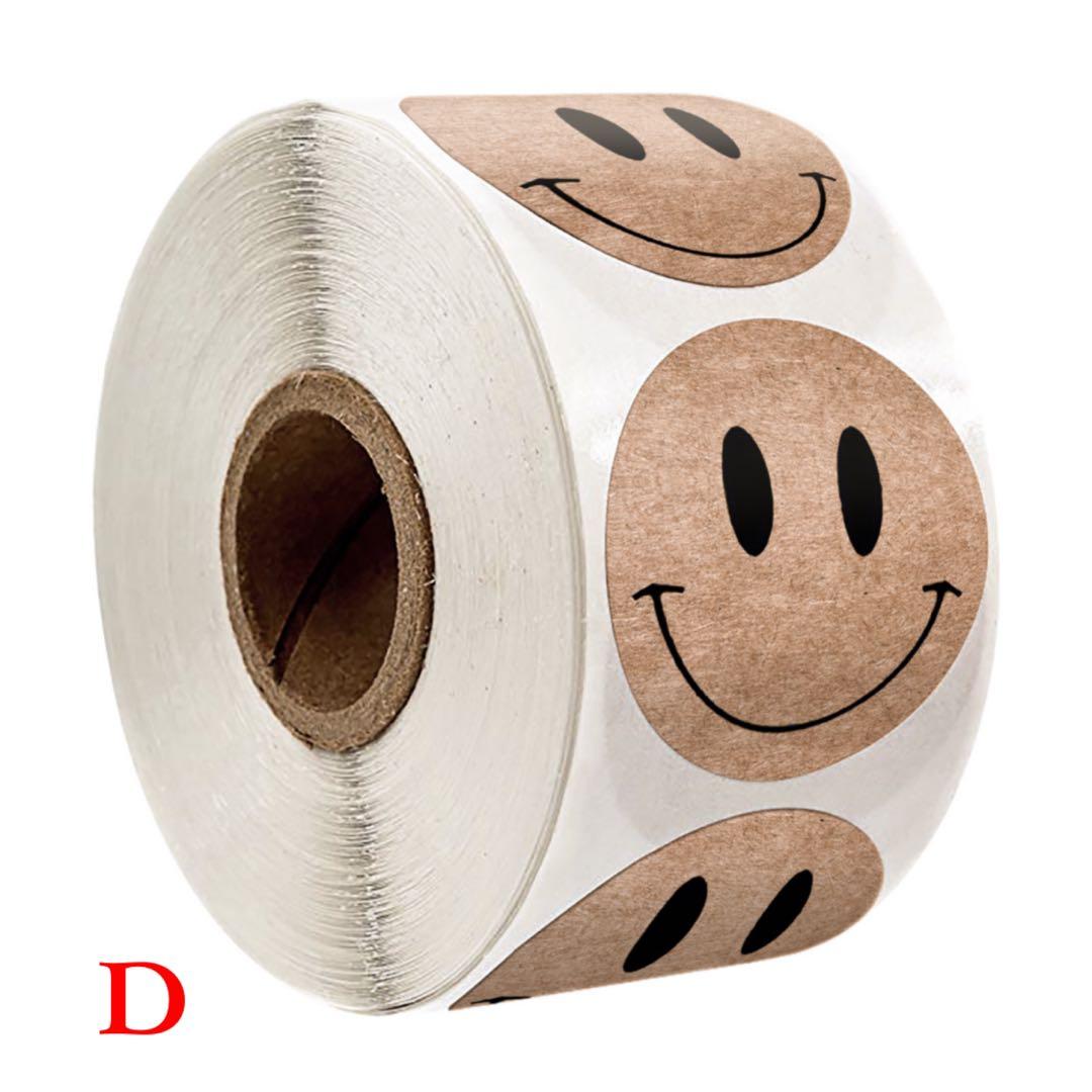 [$2 for 40pcs] [$5 for 100pcs] Emoji/Smiley/Funny/Happy/Sad Face Label ...