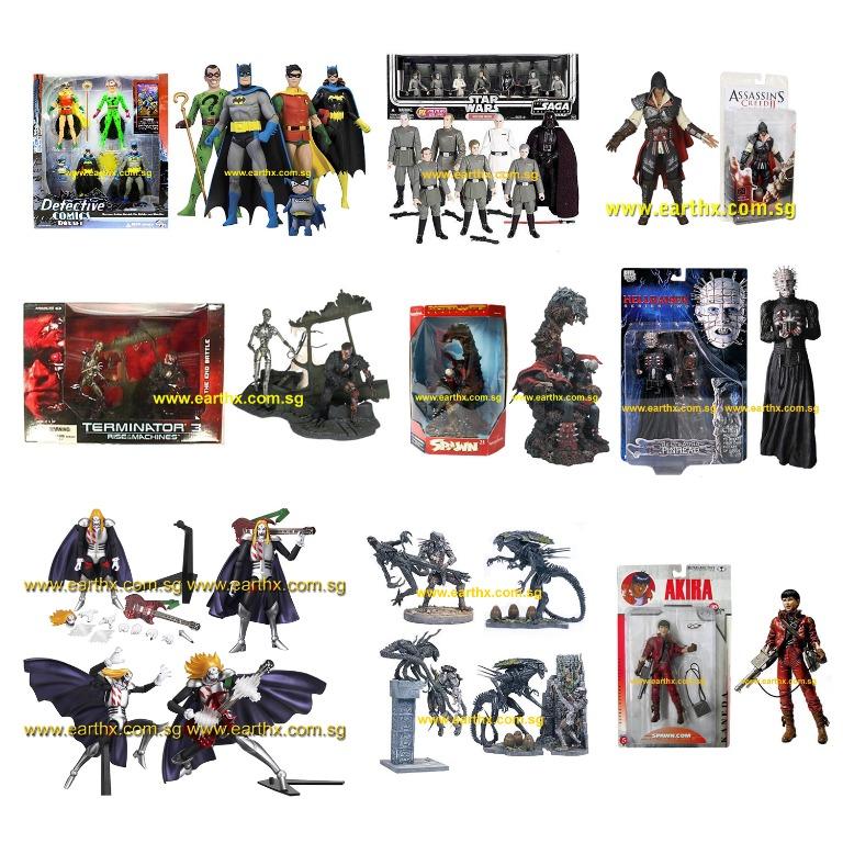 Action Figs - Batman, Spawn, Star Wars, Assassin's Creed, Terminator ...
