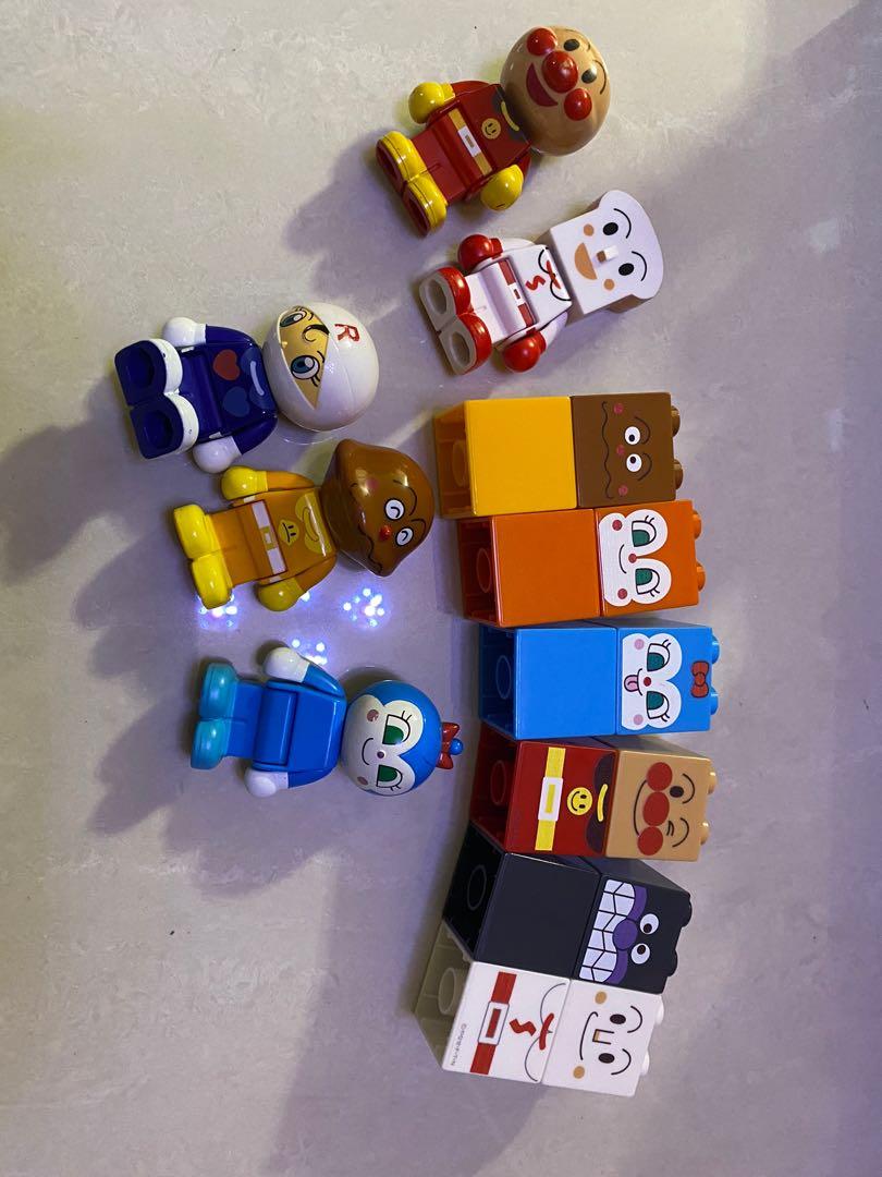 Anpanman Lego & Anpanman character figures, 玩具 & 遊戲類, 玩具 - Carousell
