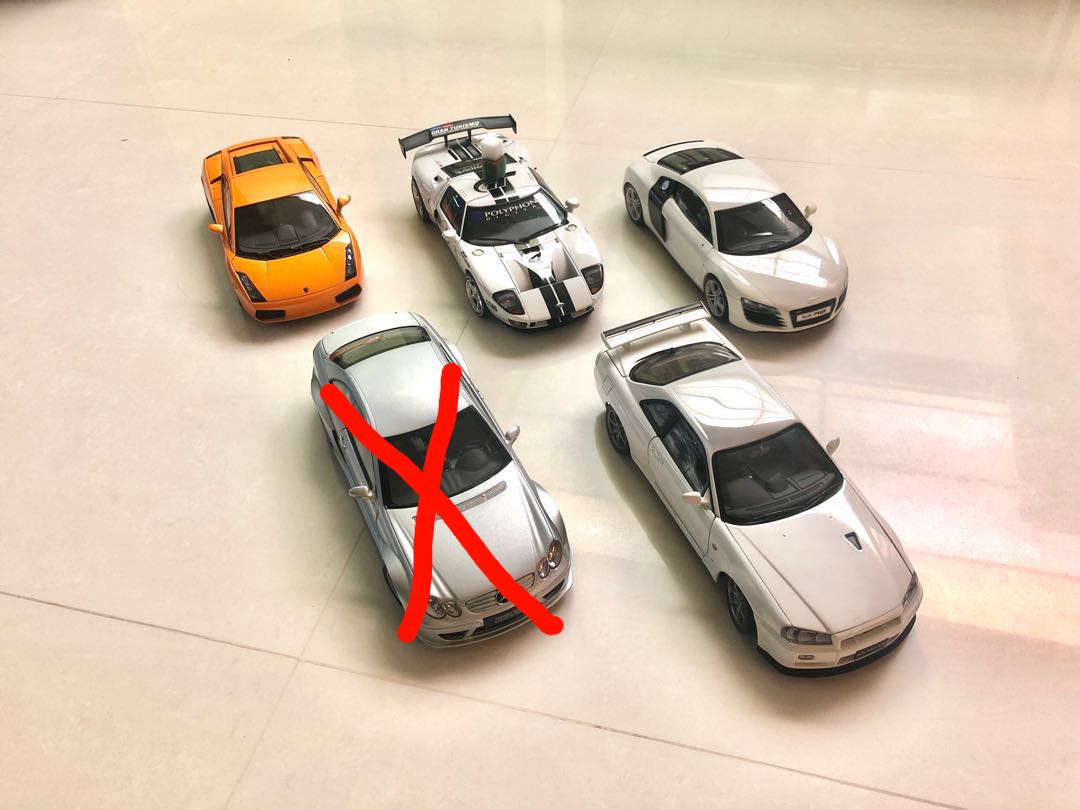 AUTOart 1/18 Kyosho 1/18 Lamborghini Gallardo Nissan Skyline Ford GT ...