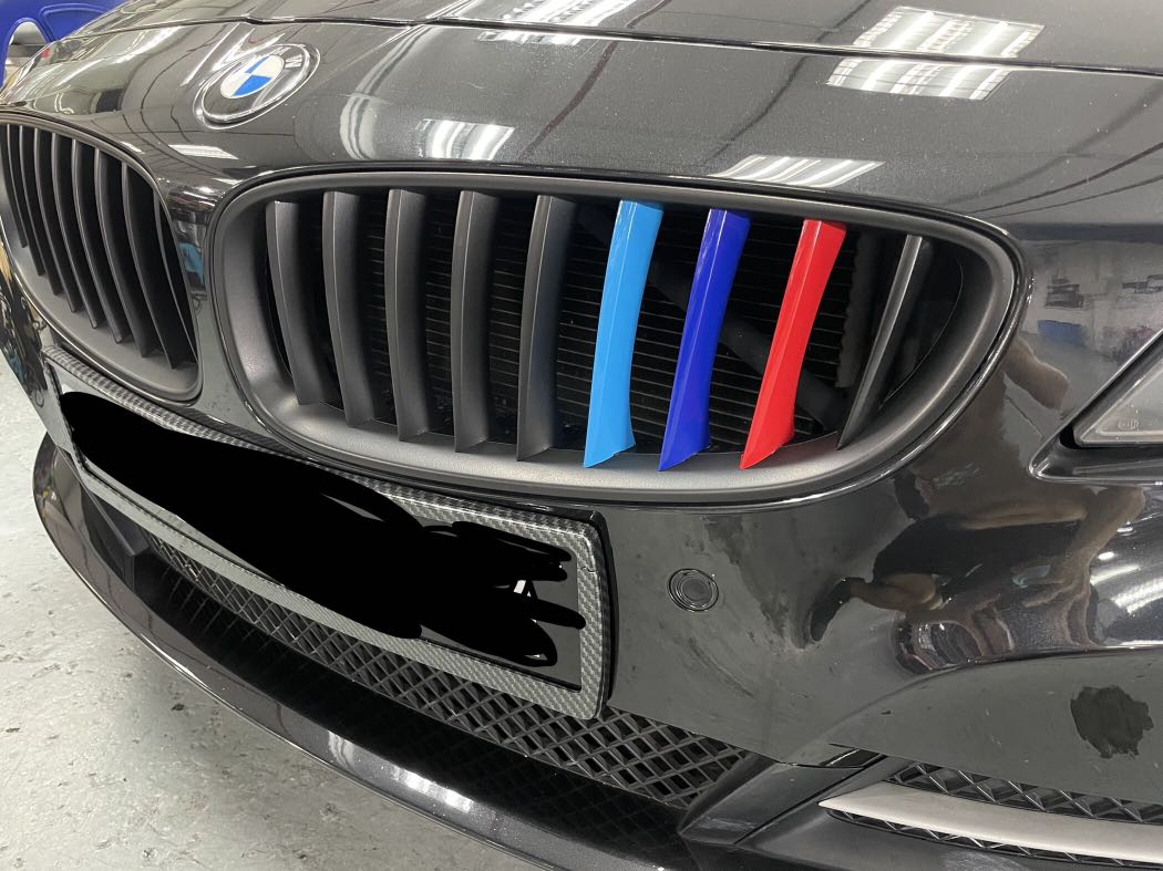 BMW Z4 front grill sticker wrap, Car Accessories, Accessories on Carousell
