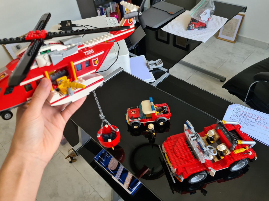 Complete set LEGO Firefighter, Hobbies & Toys, Toys & Games on Carousell