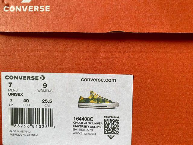 Converse Chuck 70 Low in Camou, Men's Fashion, Footwear, Sneakers on ...