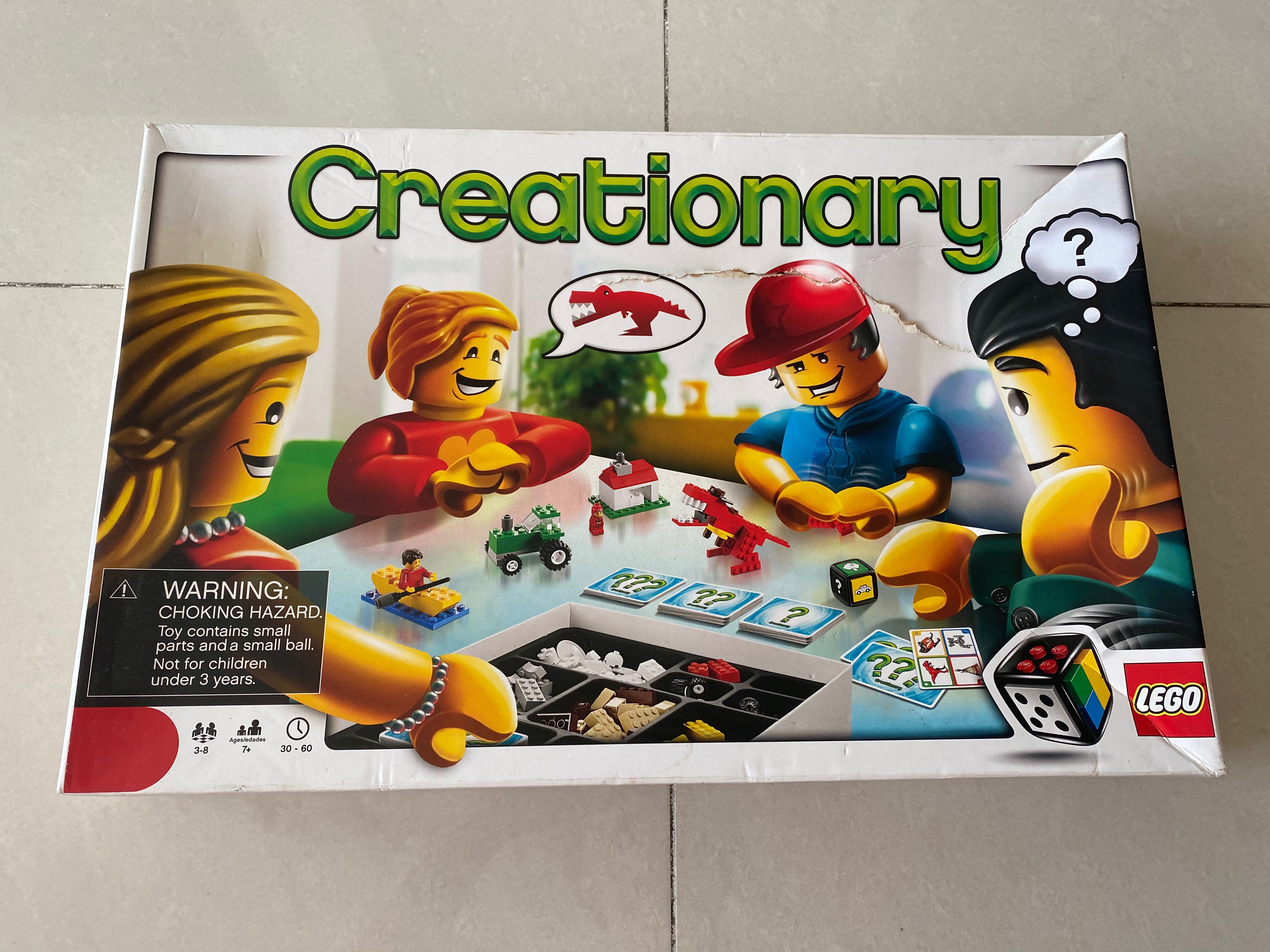 Creationary Lego Board Game, Hobbies & Toys, Toys & Games on Carousell