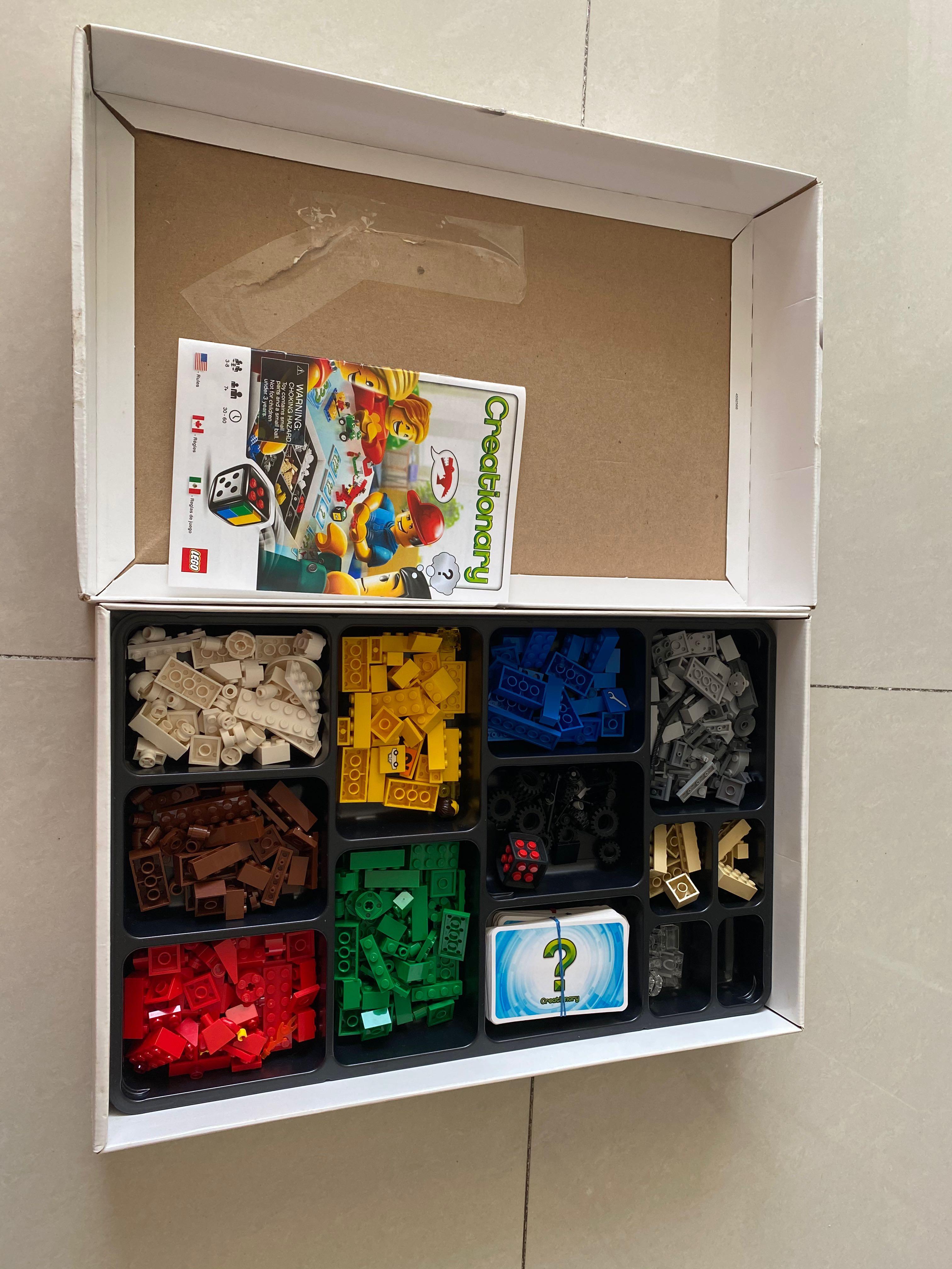 Creationary Lego Board Game, Hobbies & Toys, Toys & Games on Carousell