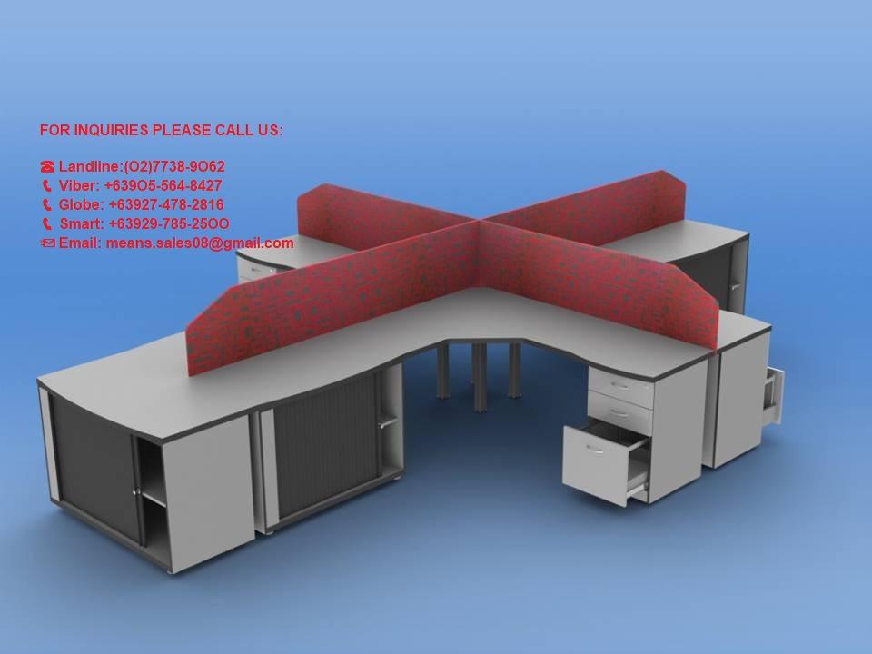 cross workstation office partitions, Furniture & Home Living, Office ...