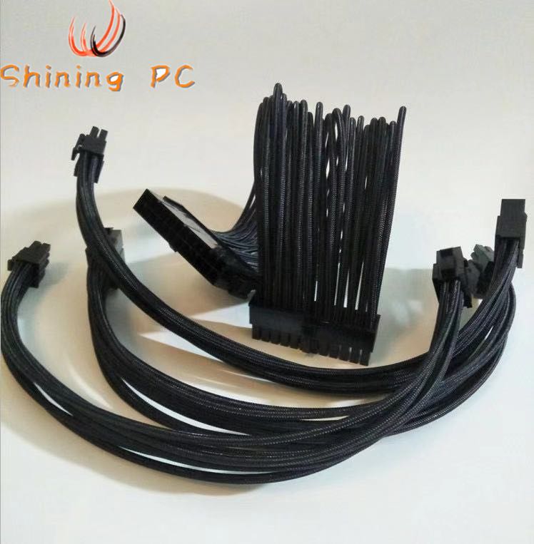 Customize Cable Sleeves PSU Extension Kit Promotion Black, Electronics ...