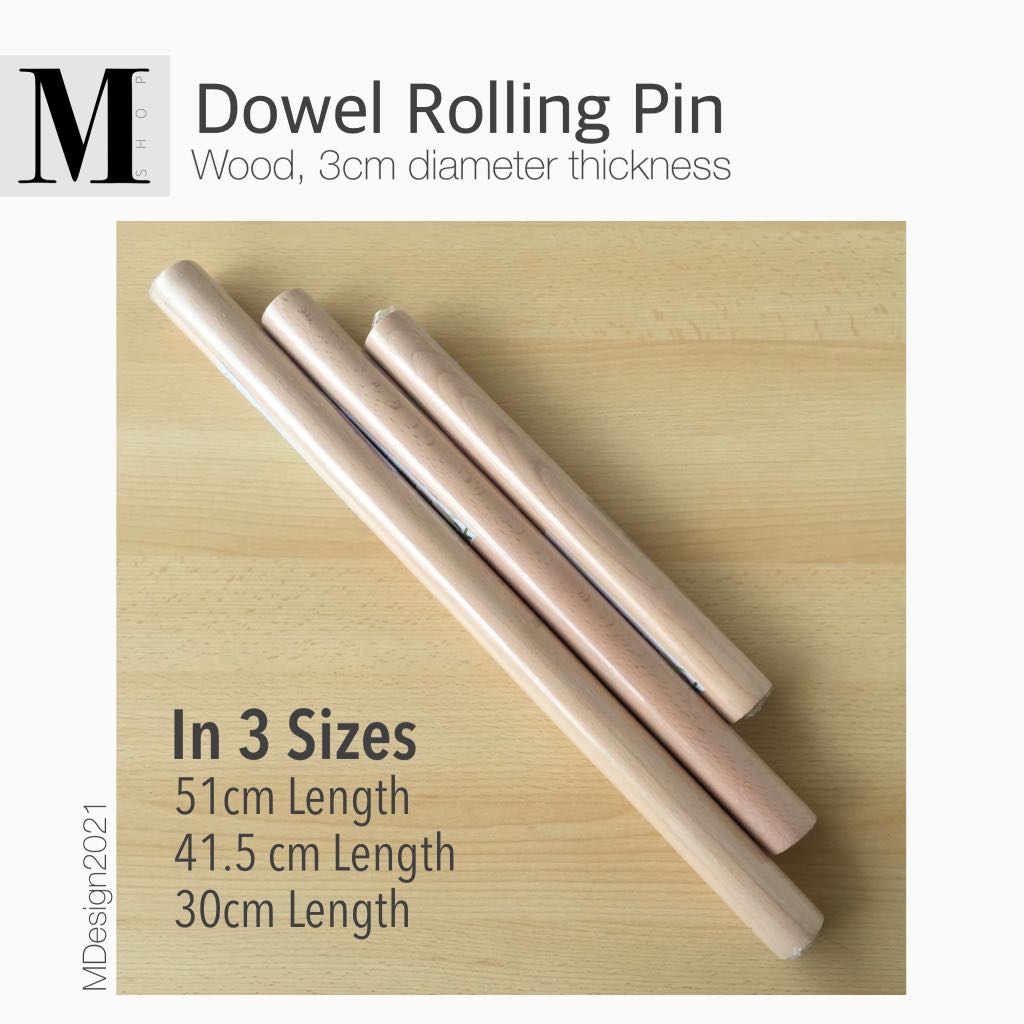 Dowel Rolling Pin, Furniture & Home Living, Cleaning & Homecare ...