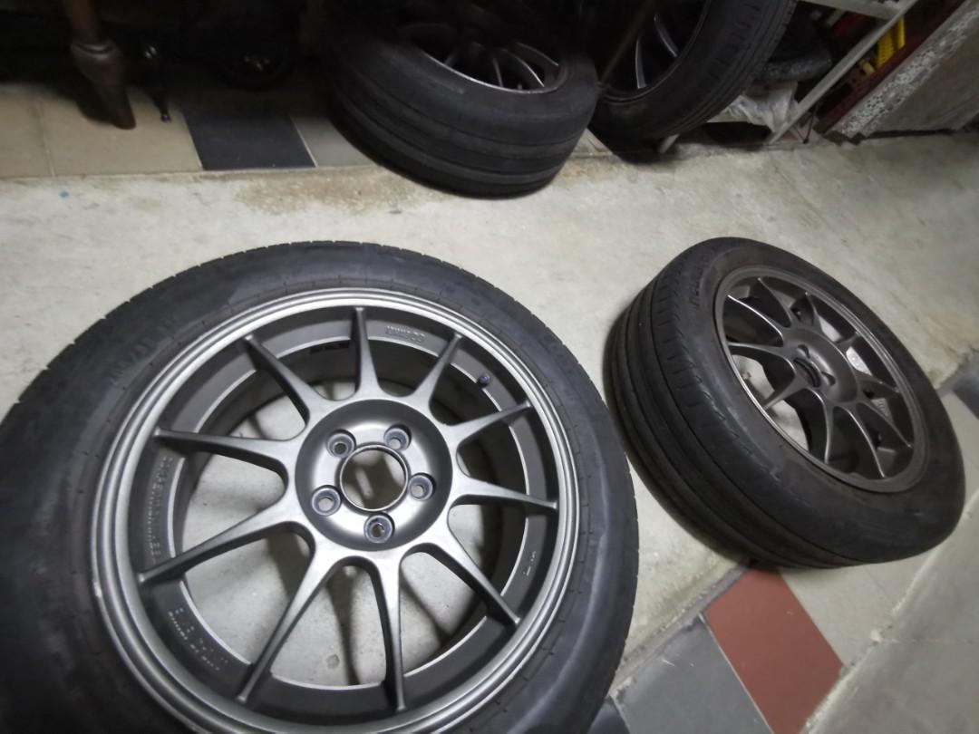 Enkei 16" competition rims, Car Accessories, Tyres & Rims on Carousell