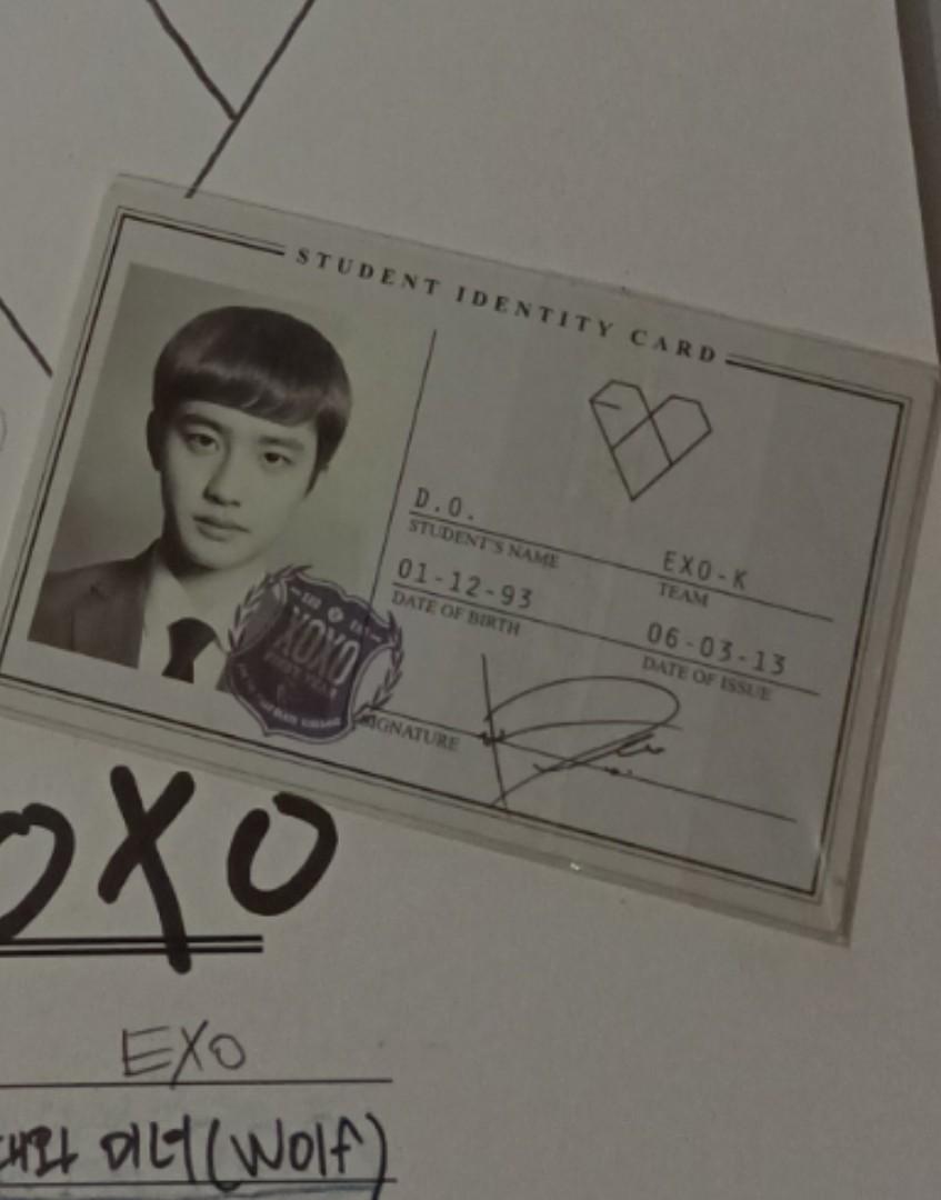 EXO XOXO KYUNGSOO PHOTOCARD PC, Hobbies & Toys, Memorabilia ...
