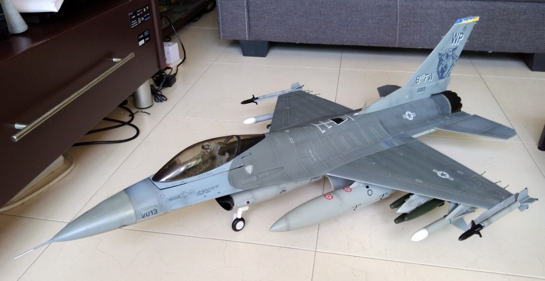 F-16 "Wolf Pack" Falcon (1/18 scale), Hobbies & Toys, Toys & Games on ...