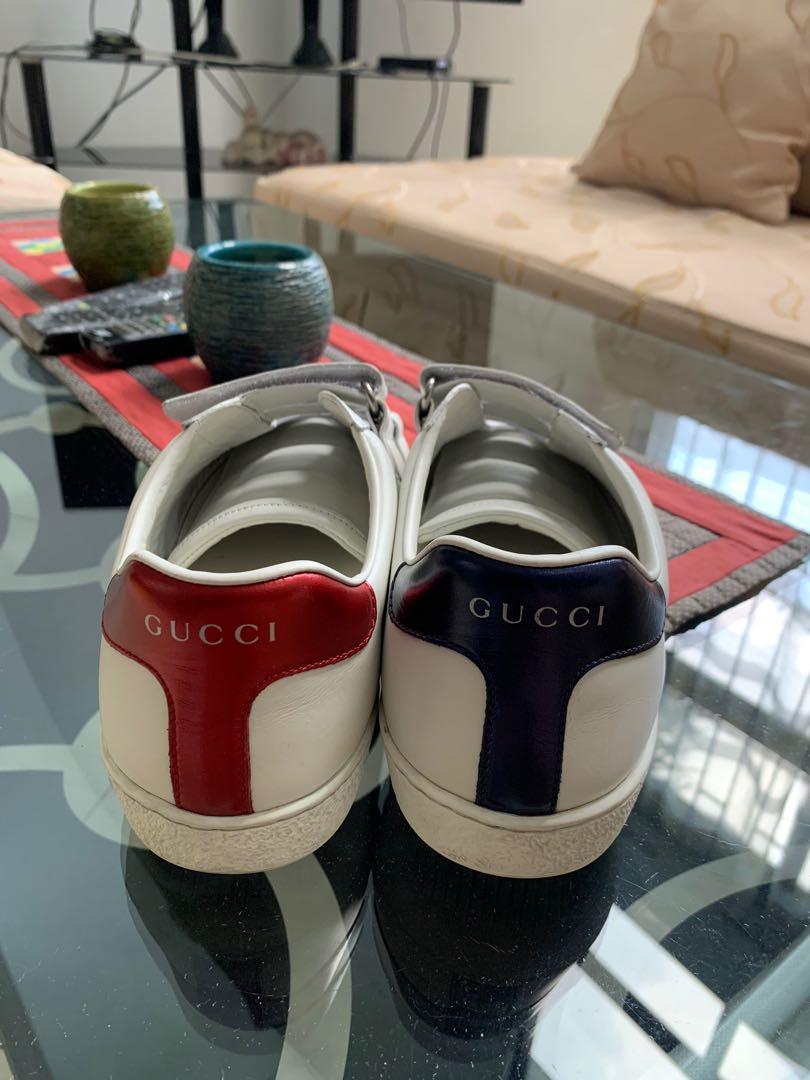 Gucci Men's New Ace Strap, Men's Fashion, Footwear, Sneakers on Carousell
