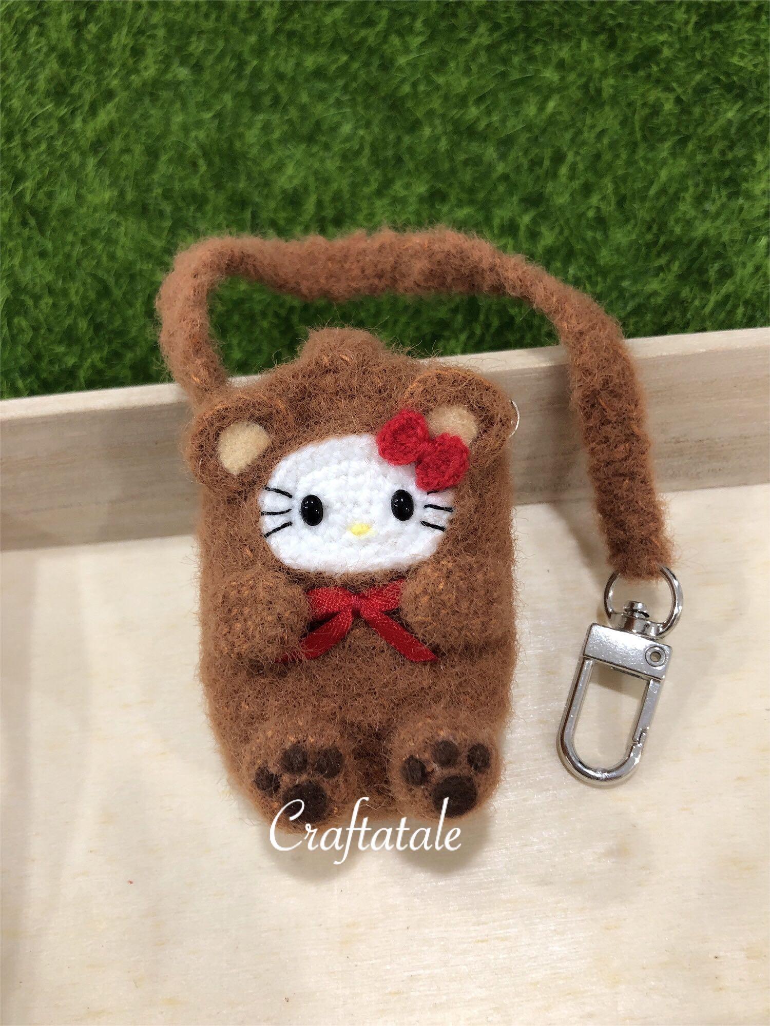 Handmade Crochet Pikachu Eevee Pokemon Minion Hello Kitty My Melody ...