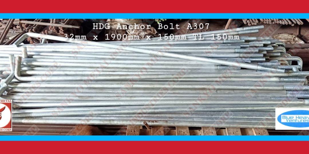 HDG Anchor Bolt, Commercial & Industrial, Construction & Building ...