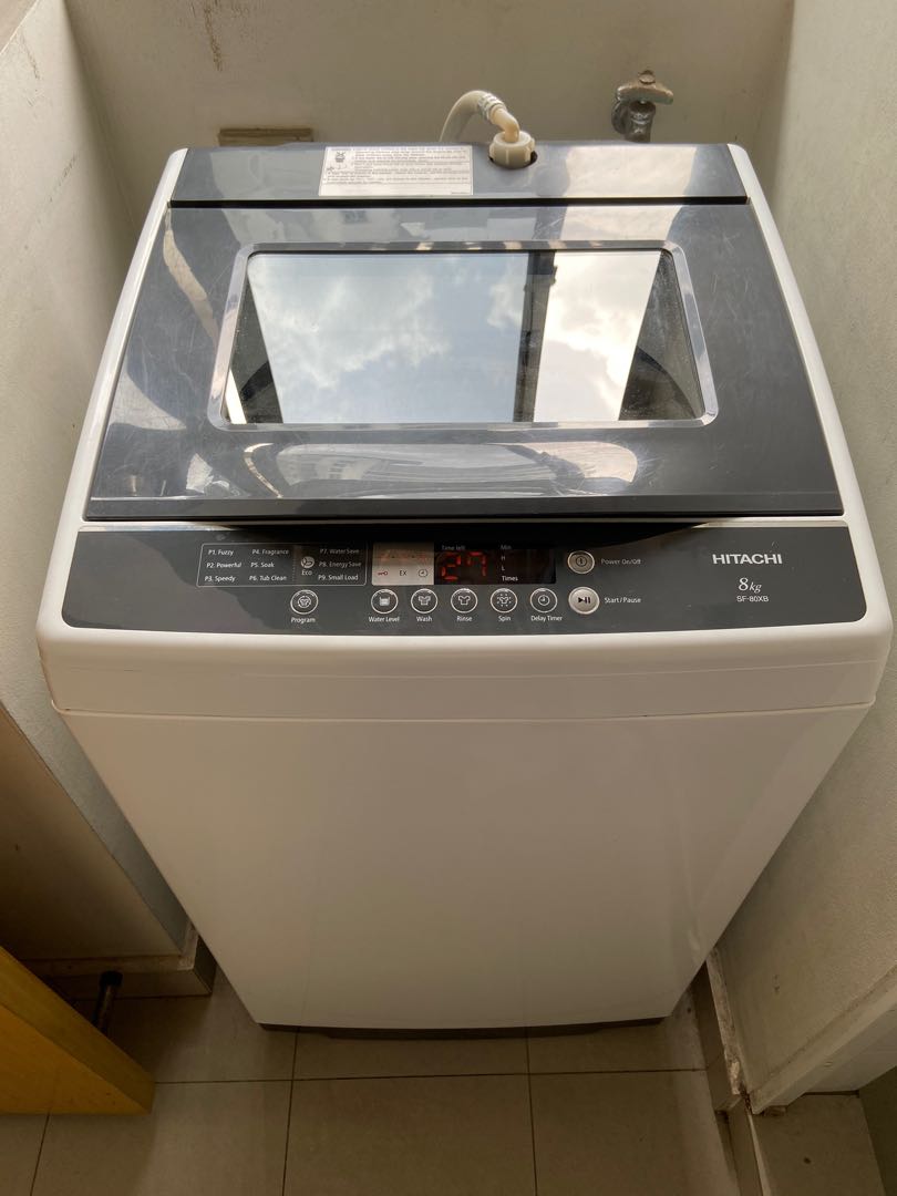 Hitachi Washing Machine SF-80XB, TV & Home Appliances, Washing Machines ...