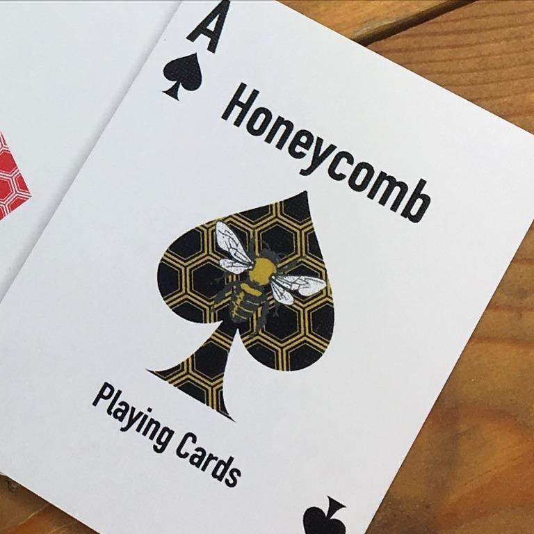 Honeycomb Playing Cards, Hobbies & Toys, Toys & Games on Carousell