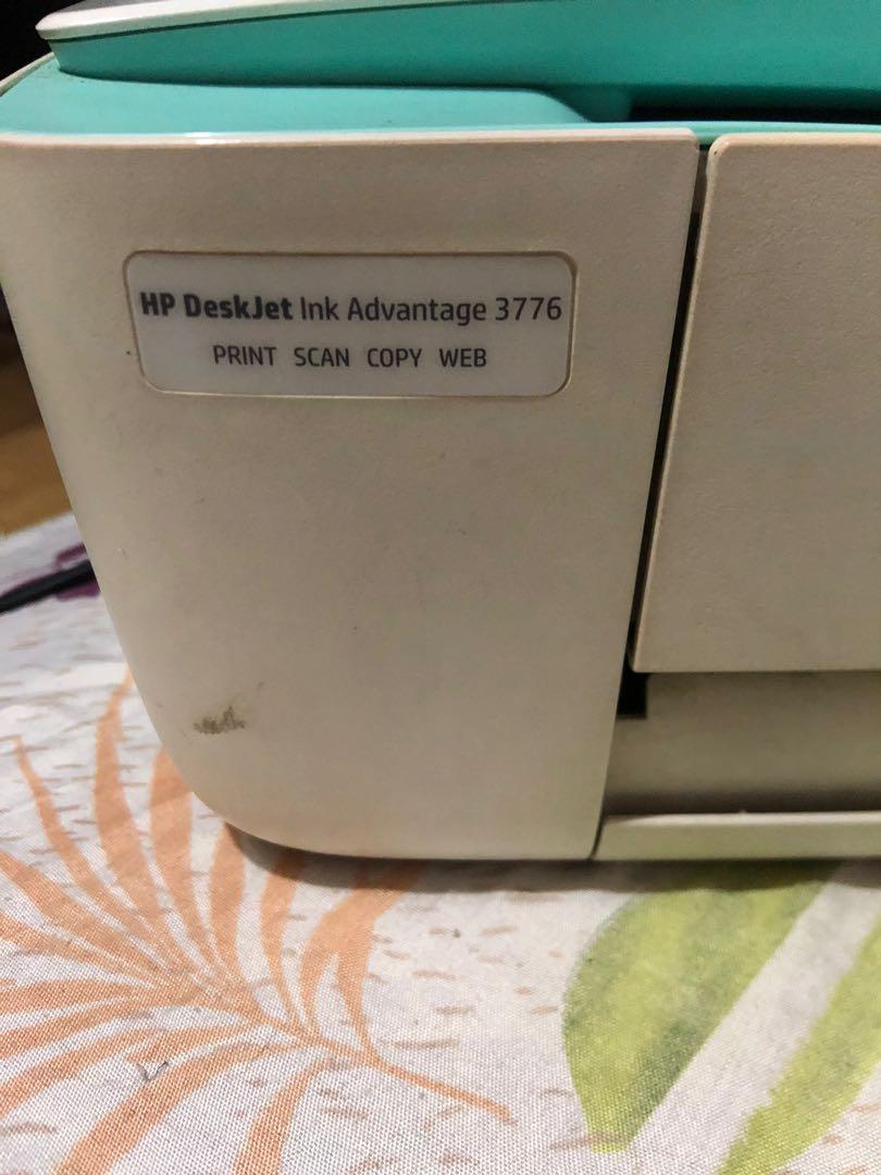 HP Deskjet Ink Advantage 3776, Computers & Tech, Printers, Scanners ...