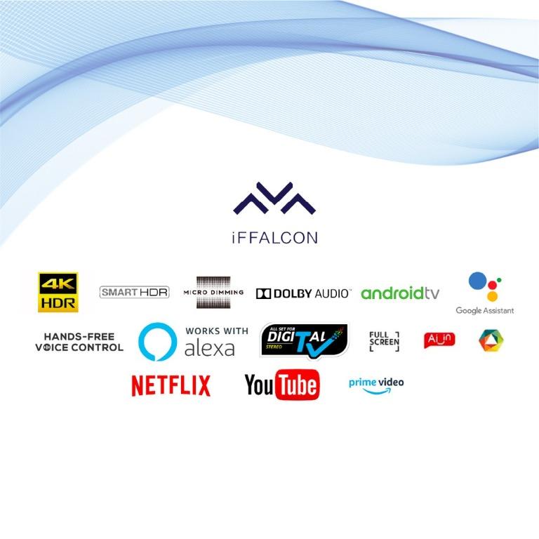 iFFALCON Android Smart TV | Flat Screen HD | Voice Control | Dynamic ...