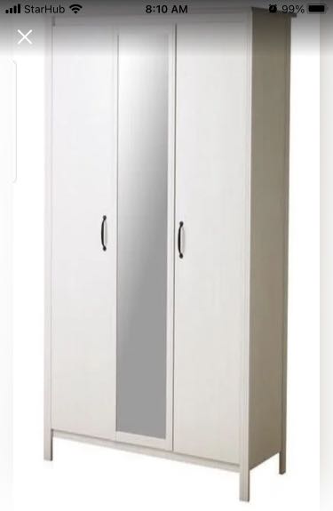 IKEA Brusali Wardrobe, Babies & Kids, Baby Nursery & Kids Furniture ...