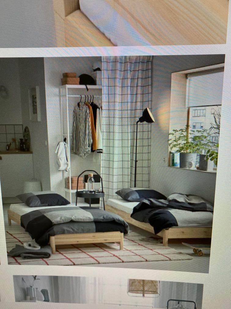 Ikea Utaker stackable bed, Furniture & Home Living, Furniture, Bed ...