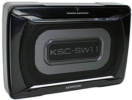 KENWOOD KSC-SW11 ACTIVE Car UNDERSEAT SUBWOOFER AMP BUILT-IN 150 WATTS ...