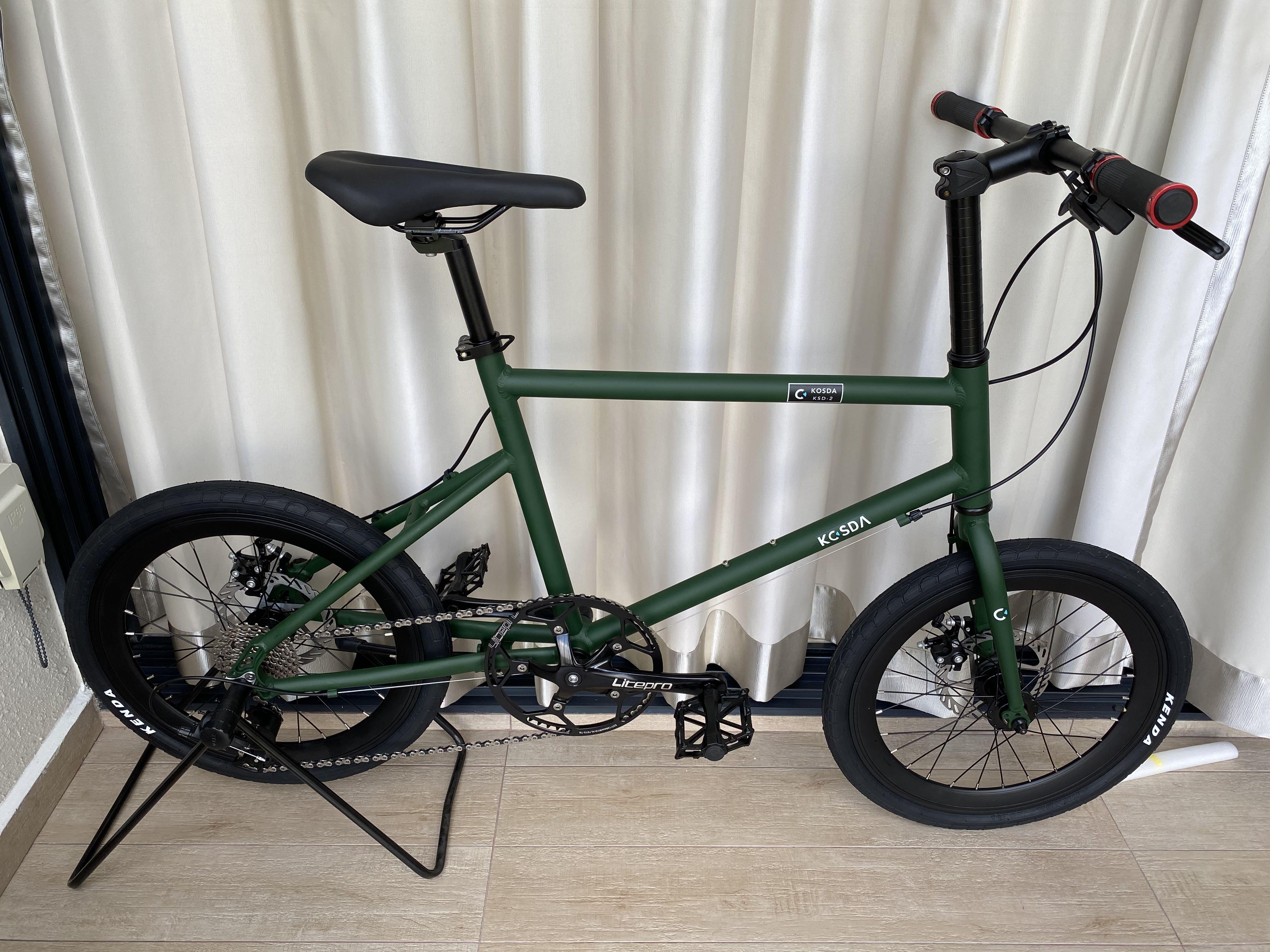 [Sold Out] Black Beauty Kosda Mini Velo - 20 Inch 10 Speed 10KG Litepro ...