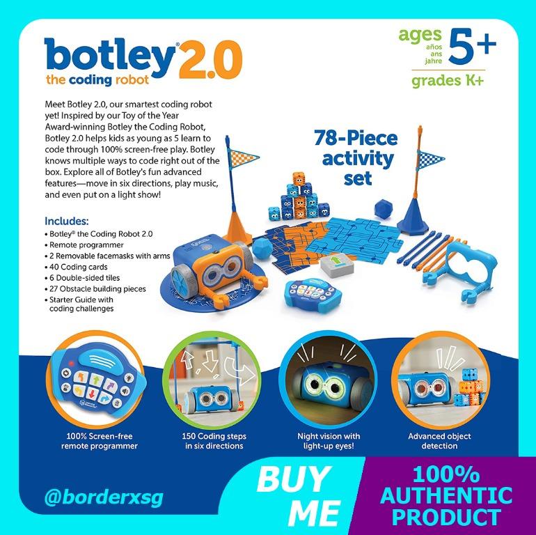 Learning Resources Botley 2.0 The Coding Robot Activity Set 78-piece ...