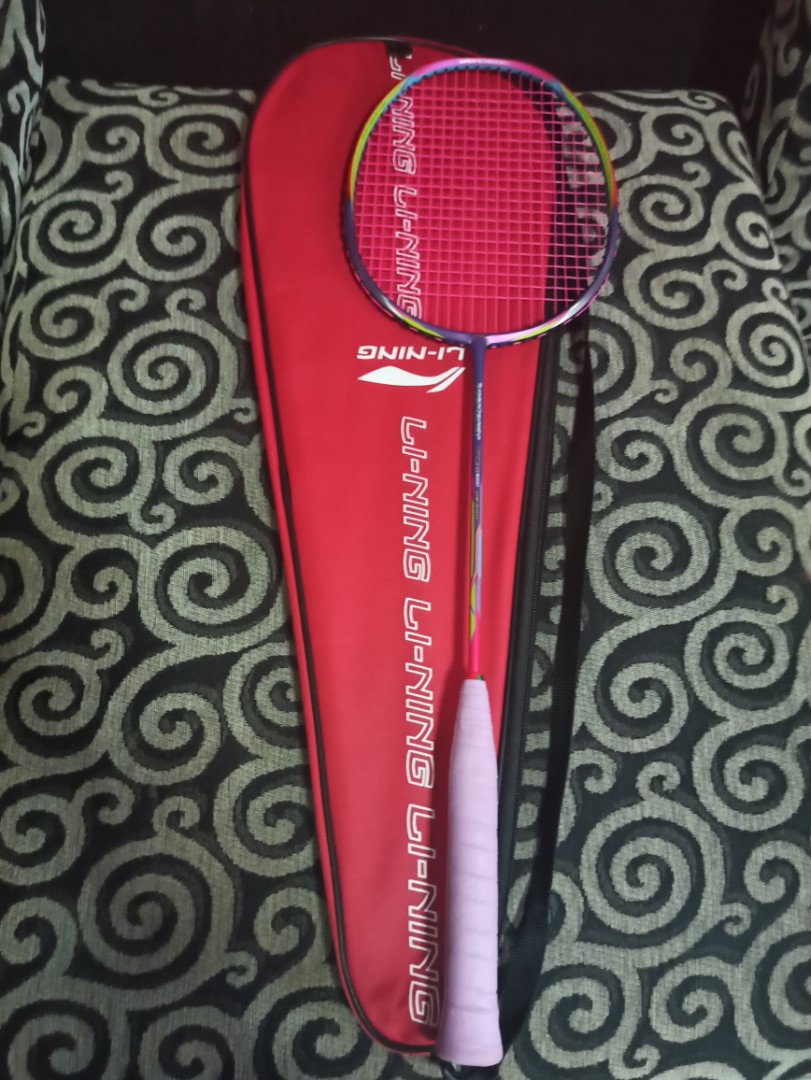 Li Ning Turbo Charging 70 B Boost Badminton Racket, Sports Equipment ...