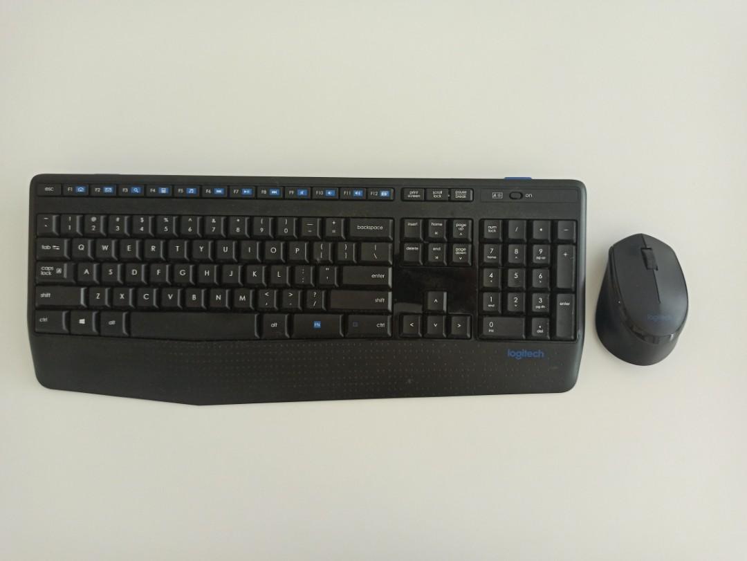 Logitec Wireless Keyboard And Mouse Computers And Tech Parts