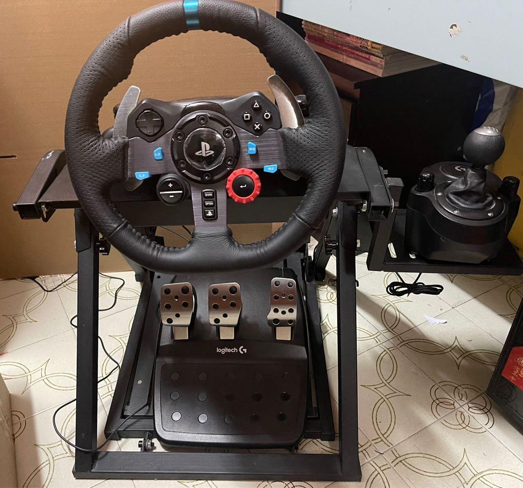 Logitech G 29 賽車方向盤連鐵架, 電子遊戲, 遊戲機配件, 互動遊戲Figure - Carousell