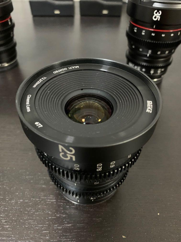 Meike m43 cine lens kit(12,25,35), Photography, Lens & Kits on Carousell