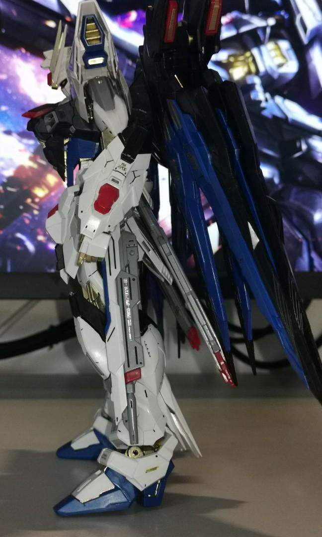 METAL FRAME STRIKE FREEDOM GUNDAM + WING OF LIGHT + EFFECT PART, METAL ...
