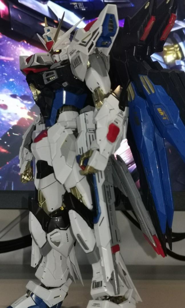 METAL FRAME STRIKE FREEDOM GUNDAM + WING OF LIGHT + EFFECT PART, METAL ...