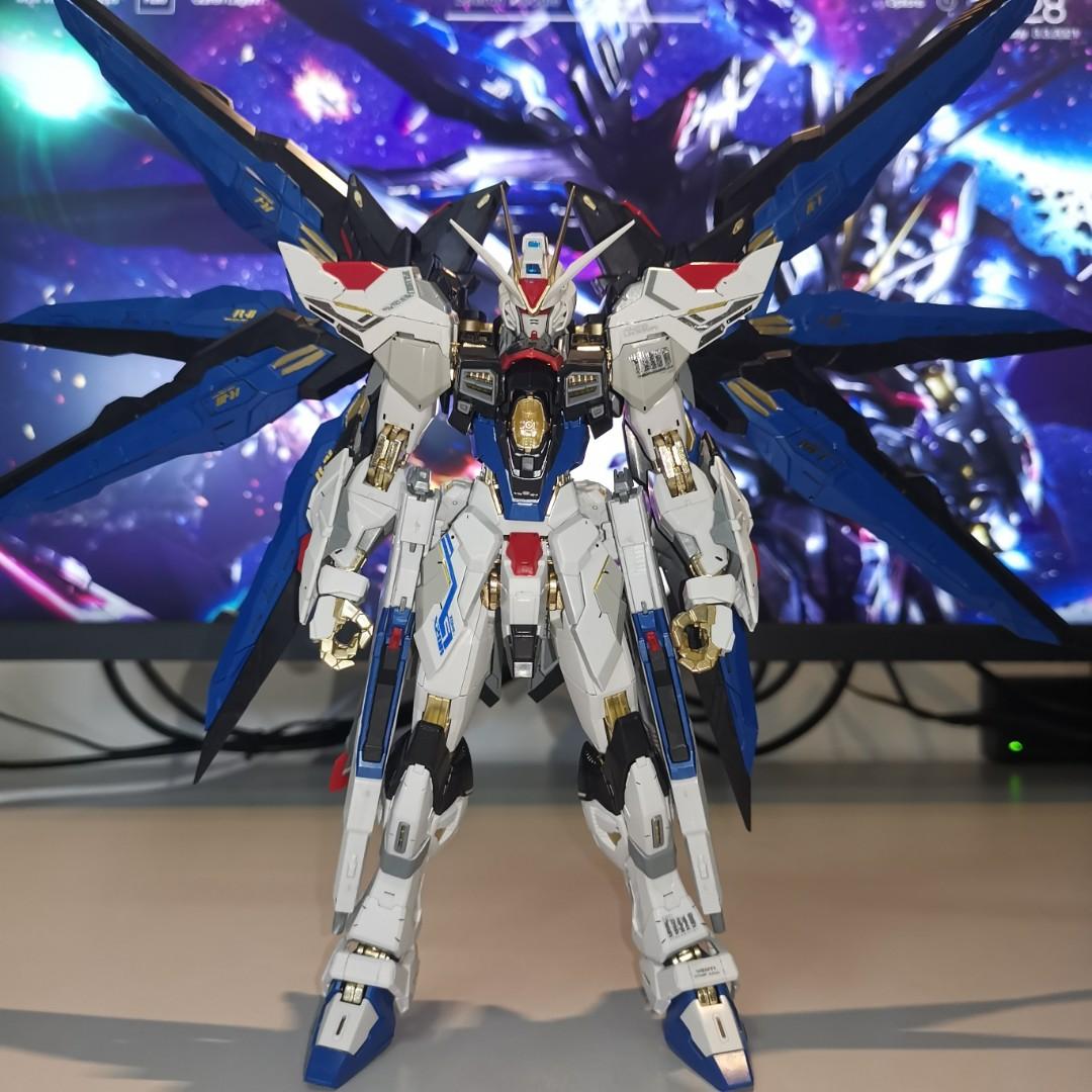METAL FRAME STRIKE FREEDOM GUNDAM + WING OF LIGHT + EFFECT PART, METAL ...