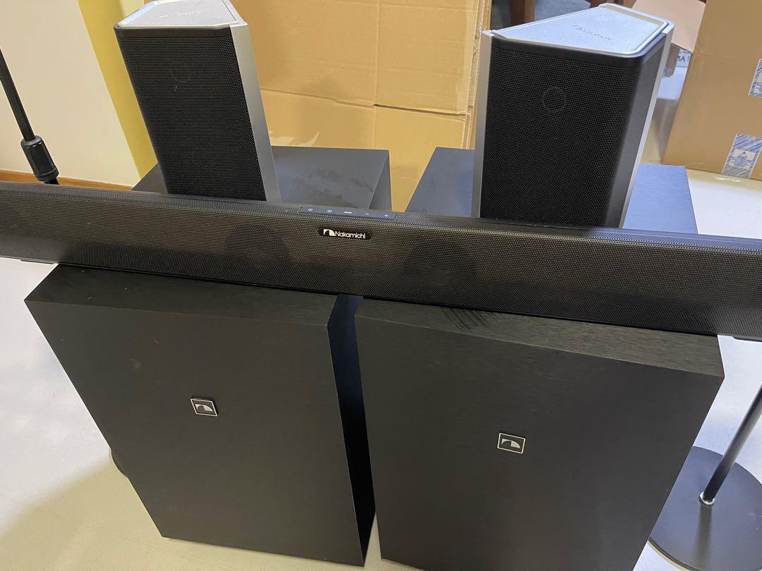 Nakamichi Shockwafe Ultra 9.2.4 Channel 1000W Dolby Atmos Soundbar With ...