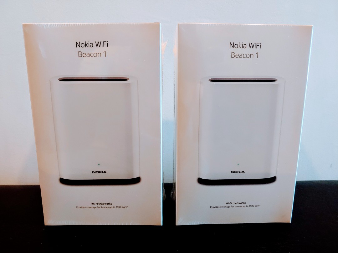 Nokia Beacon1 WiFi Mesh Router (x2 Units), Computers & Tech, Parts ...