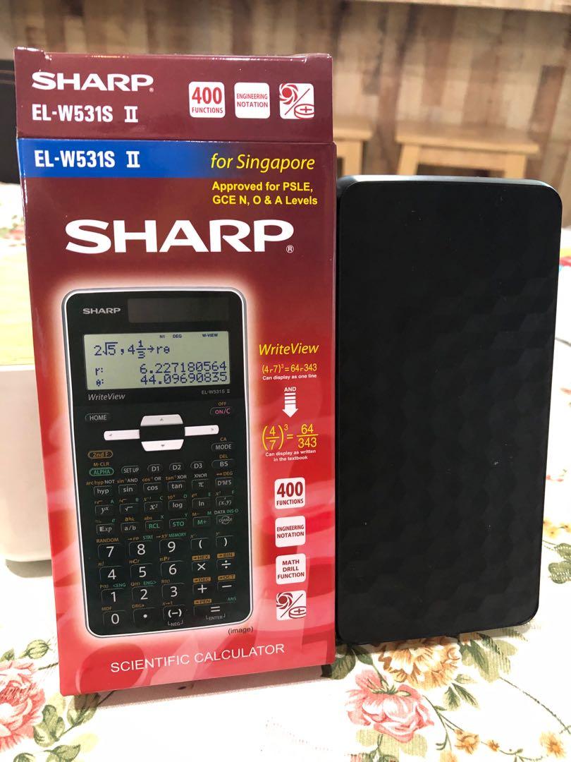 Sharp EL-W531S Scientific Calculator, Computers & Tech, Office ...