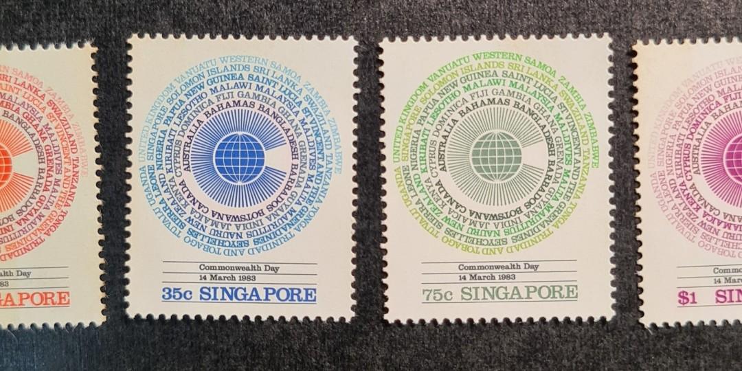 Singapore Stamps 1983 Commonwealth Day Set Of 4 MNH, Hobbies & Toys ...