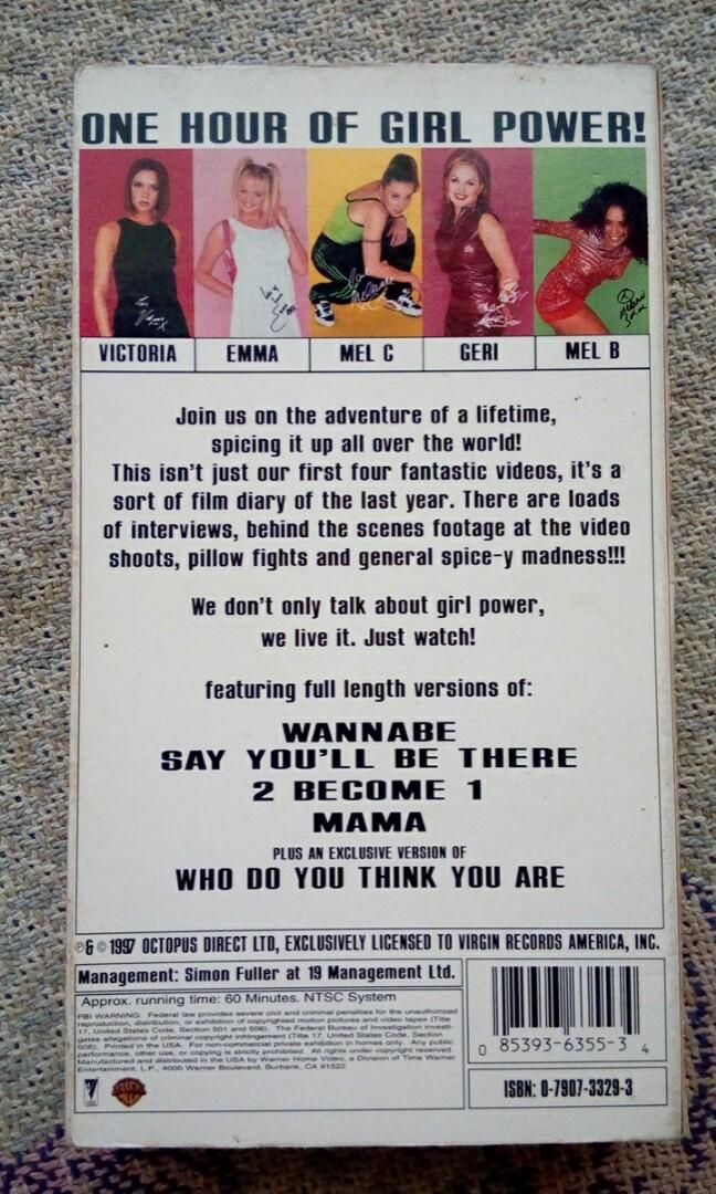 Spice Girls VHS Official, Hobbies & Toys, Music & Media, Music ...