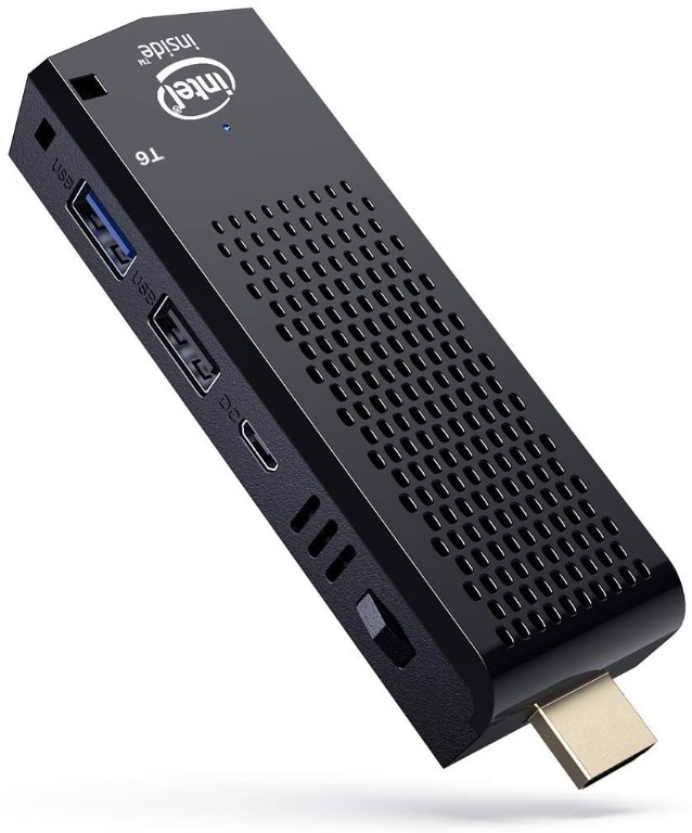 Terryza Fanless Mini PC,Intel Atom Z8350 Computer Stick Windows 10 Pro ...