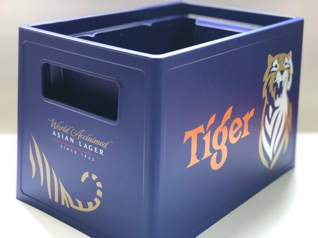 Tiger Beer Bottle Crate, Food & Drinks, Alcoholic Beverages on Carousell