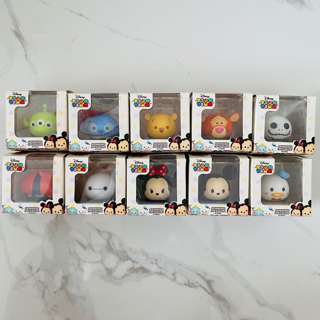 Topi Disney Tsum Tsum Spinning Car Collection 1, Hobbies & Toys, Toys ...