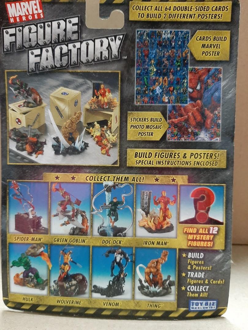 ToyBiz Marvel Heroes Figure Factory Series 1 Spider Man Built Spiderman ...