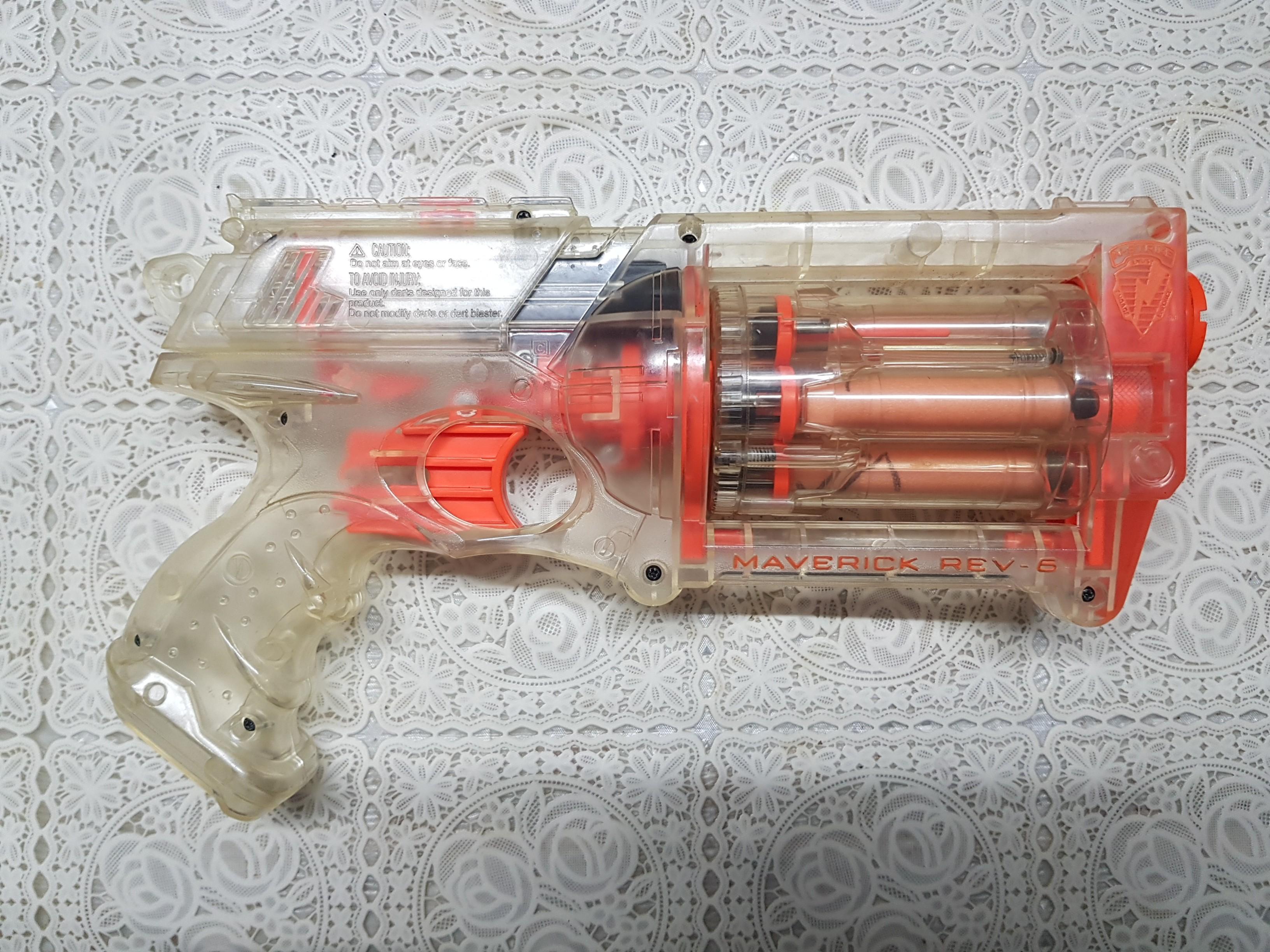 Maverick Rev-6 Nerf Revolver, Hobbies & Toys, Toys & Games on Carousell