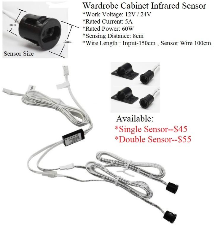 Wardrobe Cabinet Sensor/Wardrobe Infrared Sensor/Wardrobe Sensor ...