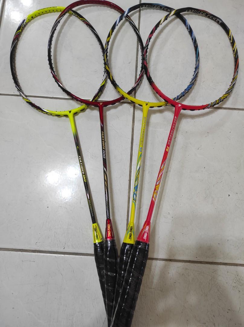 Yang Yang / Young Badminton Racket Raket Racquet Nation 90, Sports ...