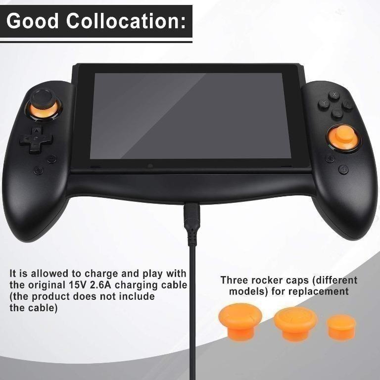Zacro Switch Controllers Plug & Play Supports Playing While Charging ...