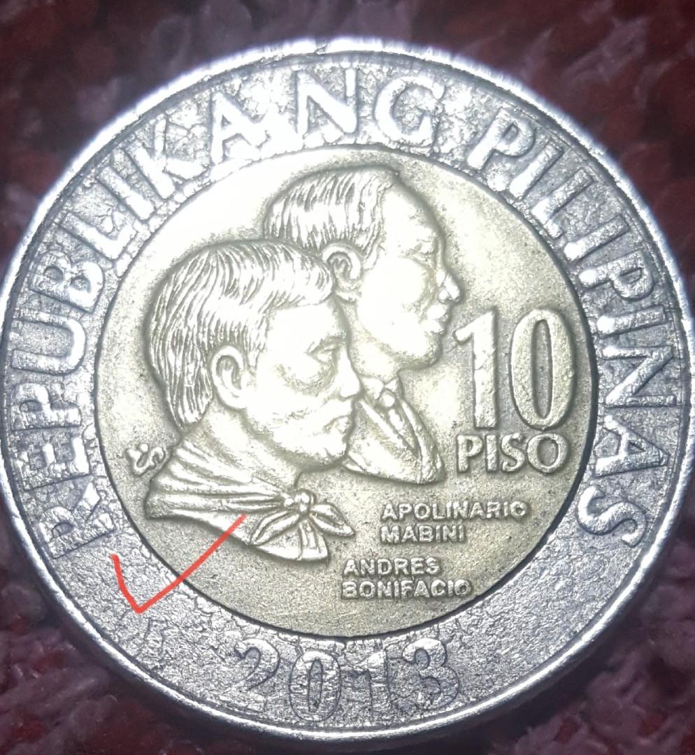 10 peso bsp error coin, Hobbies & Toys, Memorabilia & Collectibles ...