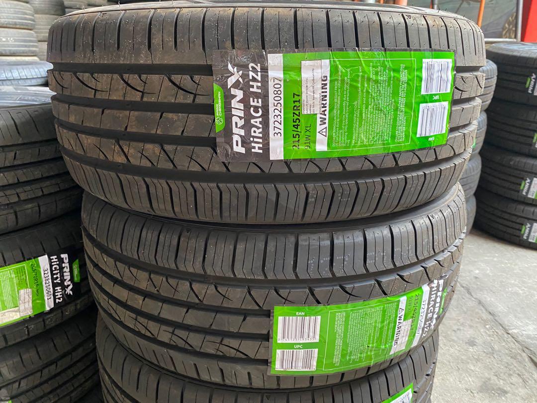 215-45-r17 Prinx Hirace Tire made in Thailand, Car Parts & Accessories ...